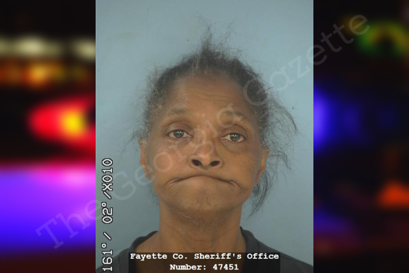 Debra Strong-Smith — Fayette County Jail Bookings