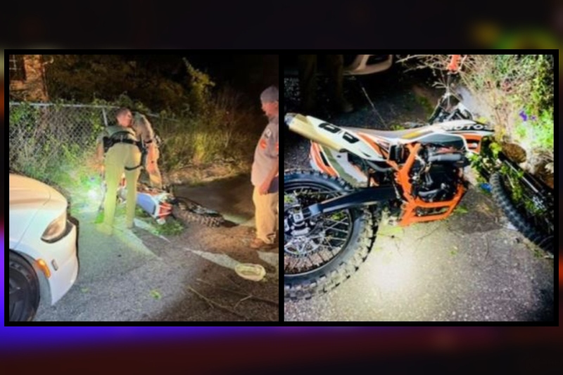 Wanted man tased after fleeing from police, crashing dirt bike during ...