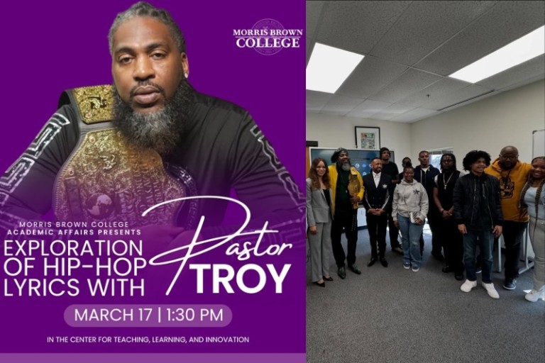 Atlanta rapper Pastor Troy presents guest lecture at city’s Morris ...