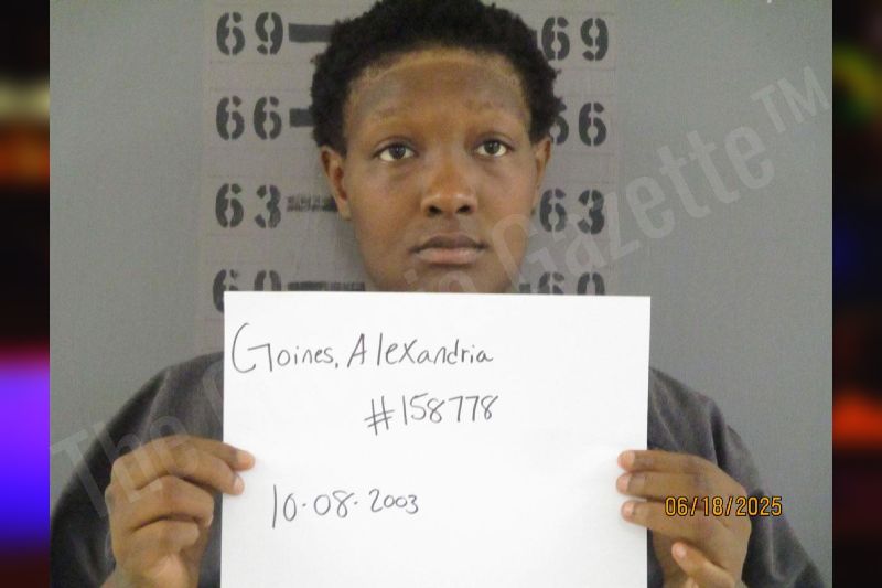 Alexandria Goines — Dougherty County Jail Bookings