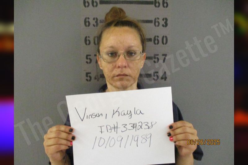 Kayla Vinson — Dougherty County Jail Bookings