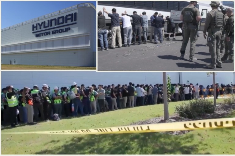 475 people taken into custody during ICE raid at Hyundai plant in ...